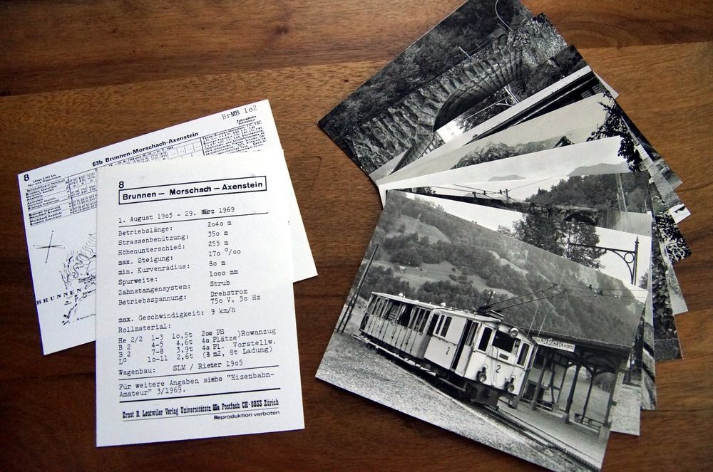 8 Brunnen-Morschach-Axenstein - E.B. Leutwiler - AK-Serie (Gebraucht) in Schönenwerd für CHF 16 ...