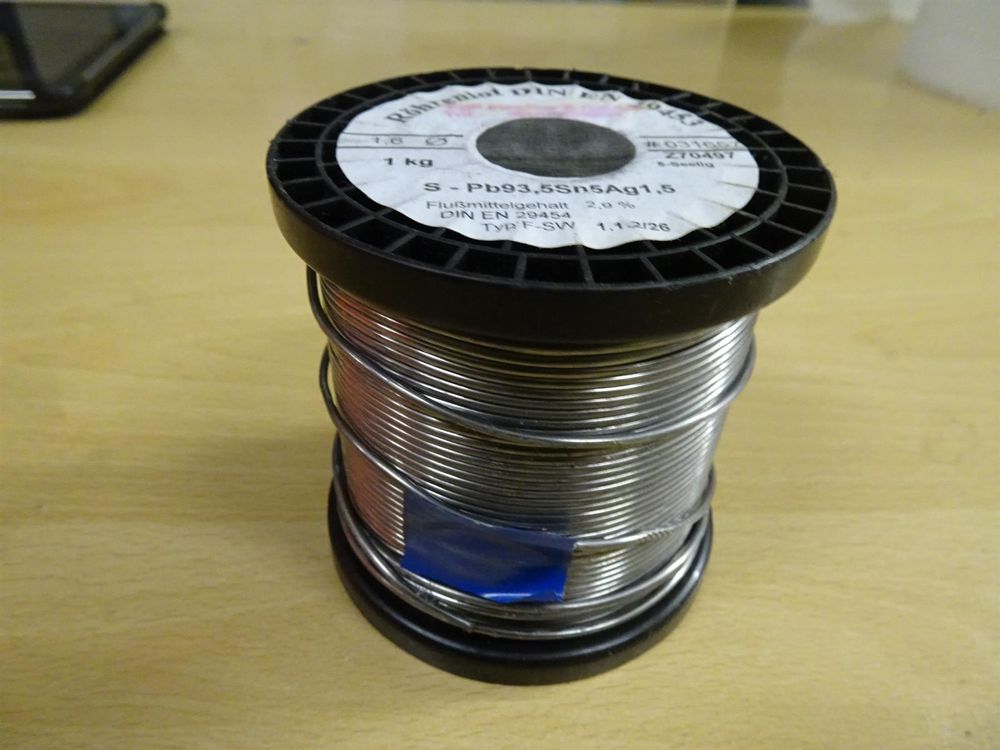 E806 Röhrenlot/Lötzinn 1 Kilo ab 1.- | Kaufen auf Ricardo