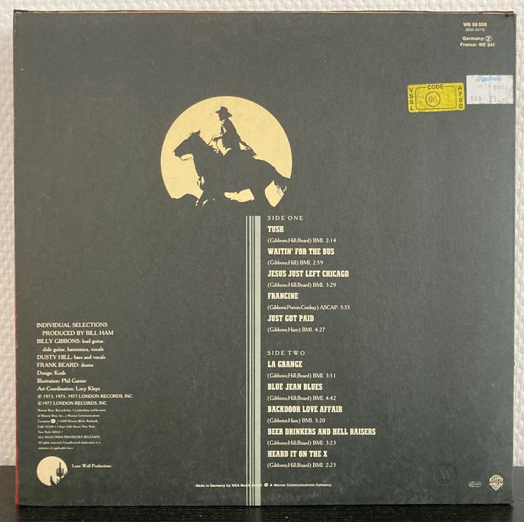 ZZ TOP - The Best of ZZ TOP LP *1977 *MINT* | Kaufen auf Ricardo