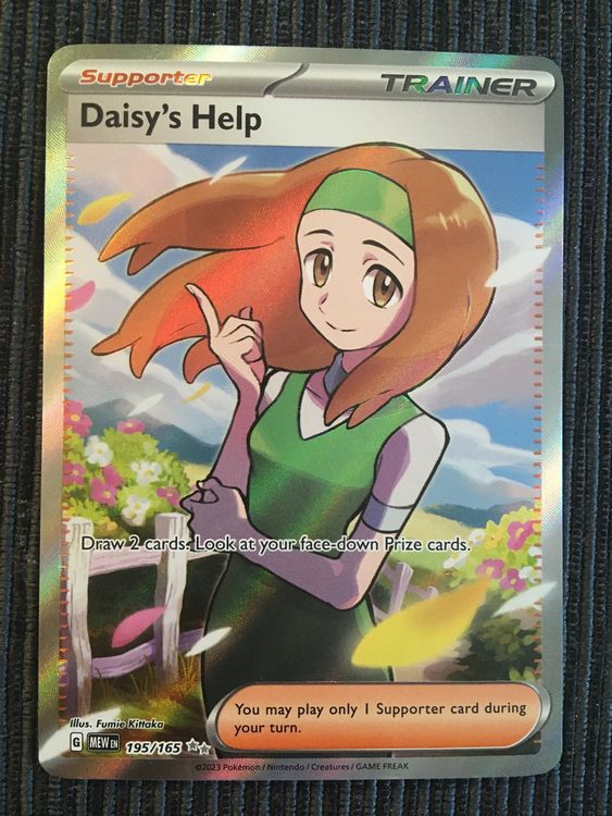 Pokemon Daisy’s Help Fullart Scarlet Violet 151 Englisch (Neu (gemäss ...