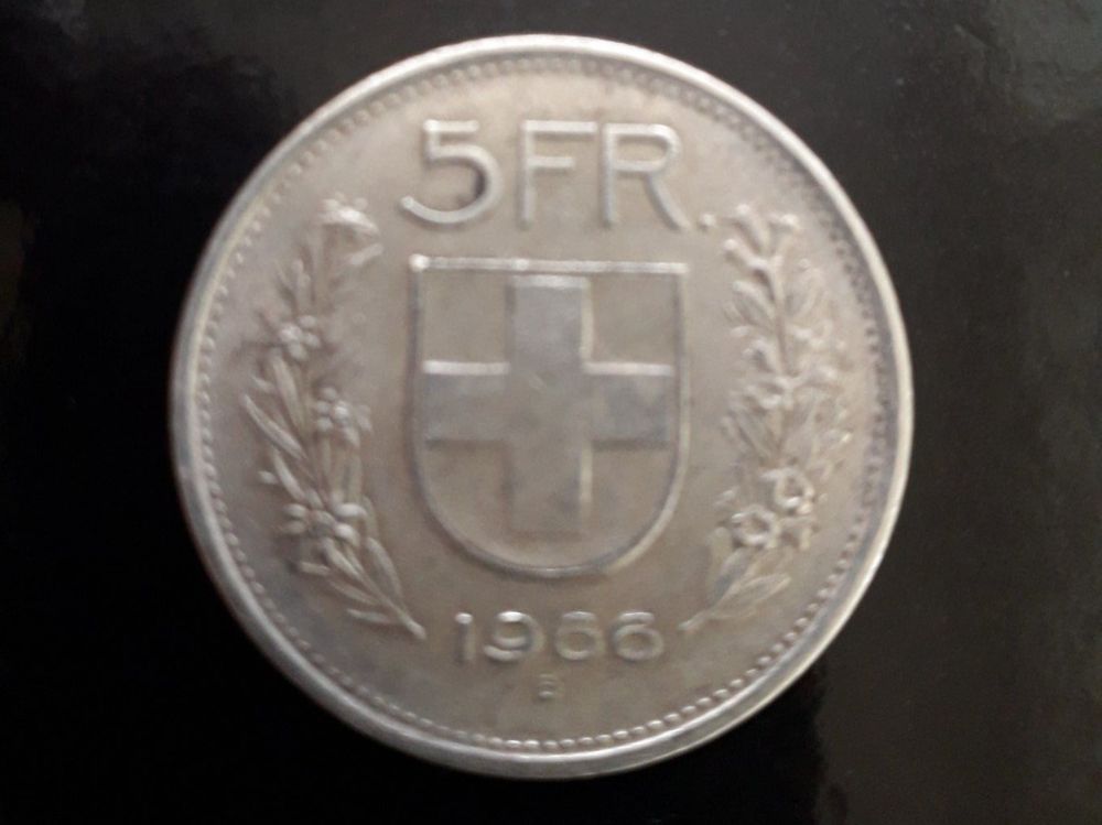 5 Franken Silber 1966 - 5 Liber Schweiz | Kaufen auf Ricardo