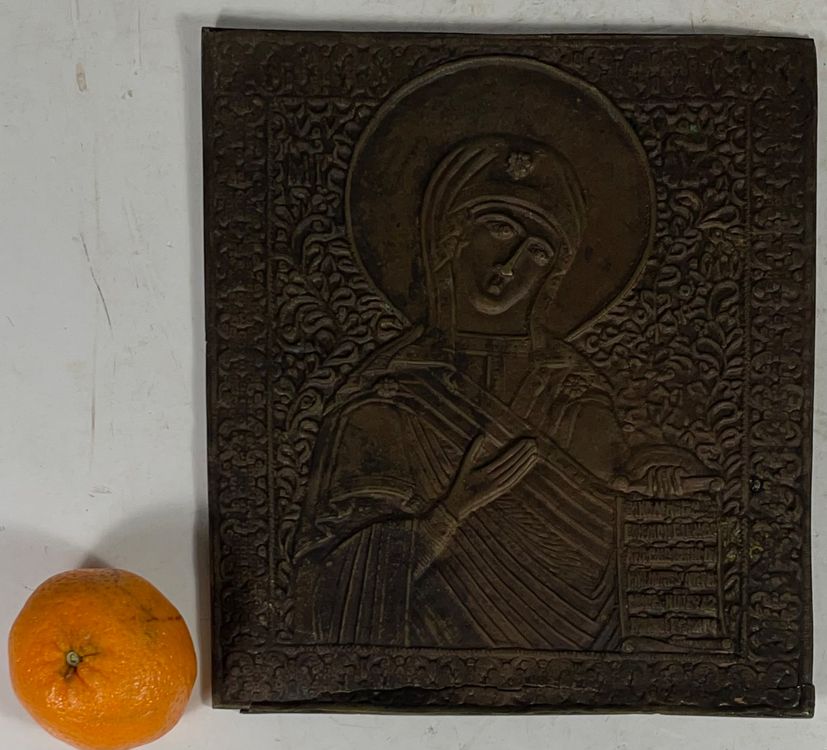 Antike Heilige Russische Ikone Bronze Skulptur | Kaufen auf Ricardo