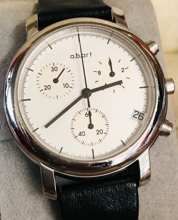 A.B.ART Chronograph Herrenuhr Swiss-Made ( Quartz/ 39 mm ) (Gebraucht ...