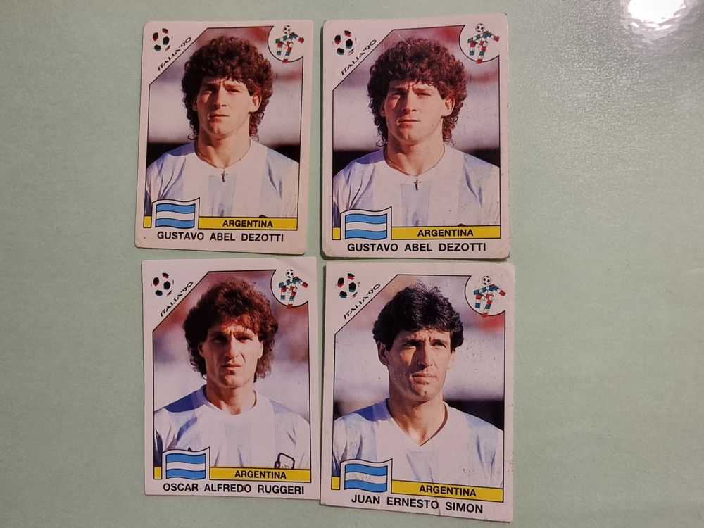 panini italia 90, 4 stickers wm 1990 (Gebraucht) in Oberglatt ZH für ...