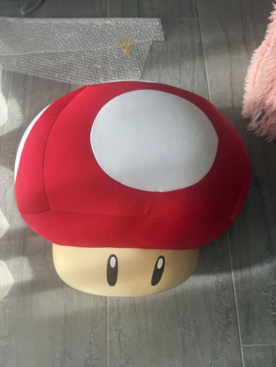 Original Super Mario Pilz Kissen - Kuschelig & Dekorativ!🍄 (Neu (gemäss ...