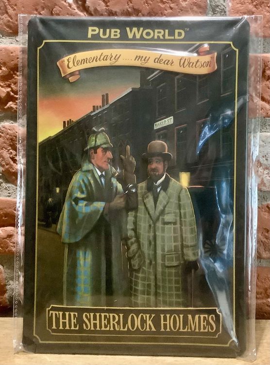 THE SHERLOCK HOLMES - Pub World Werbung - Blechschild 30x20 (Neu und ...
