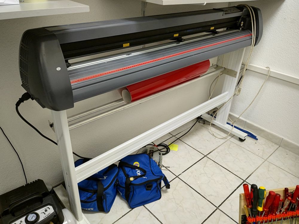Schneideplotter Zeichen Plotter 1350 mm Breitformat PROFI (Gebraucht ...