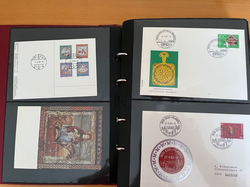 Mega Album mit 131 Belege/FDC/Maximumkarten Schweiz | Kaufen auf Ricardo