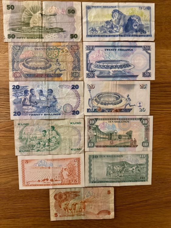 Banknoten Kenya/Schilling | Kaufen auf Ricardo