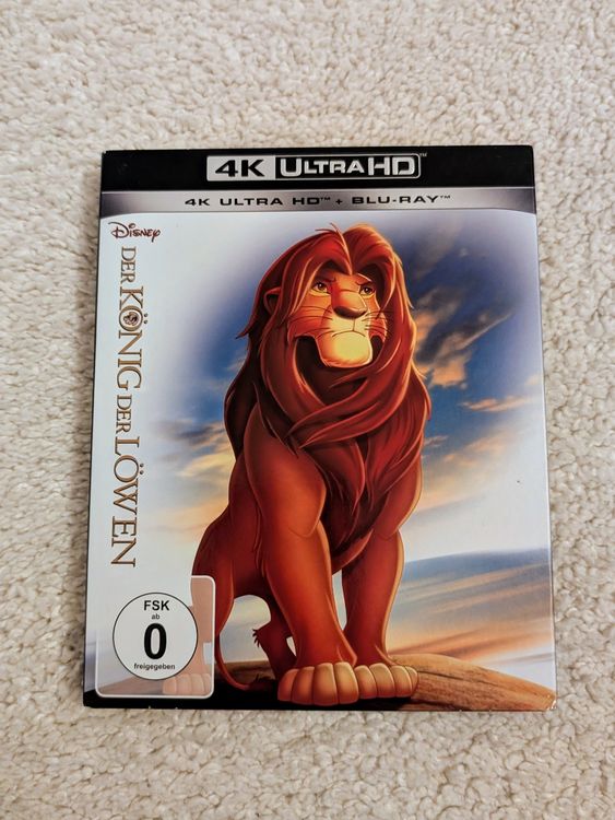 Der König der Löwen 4K Blu-Ray (Gebraucht) in Oftringen für CHF 9 – mit ...