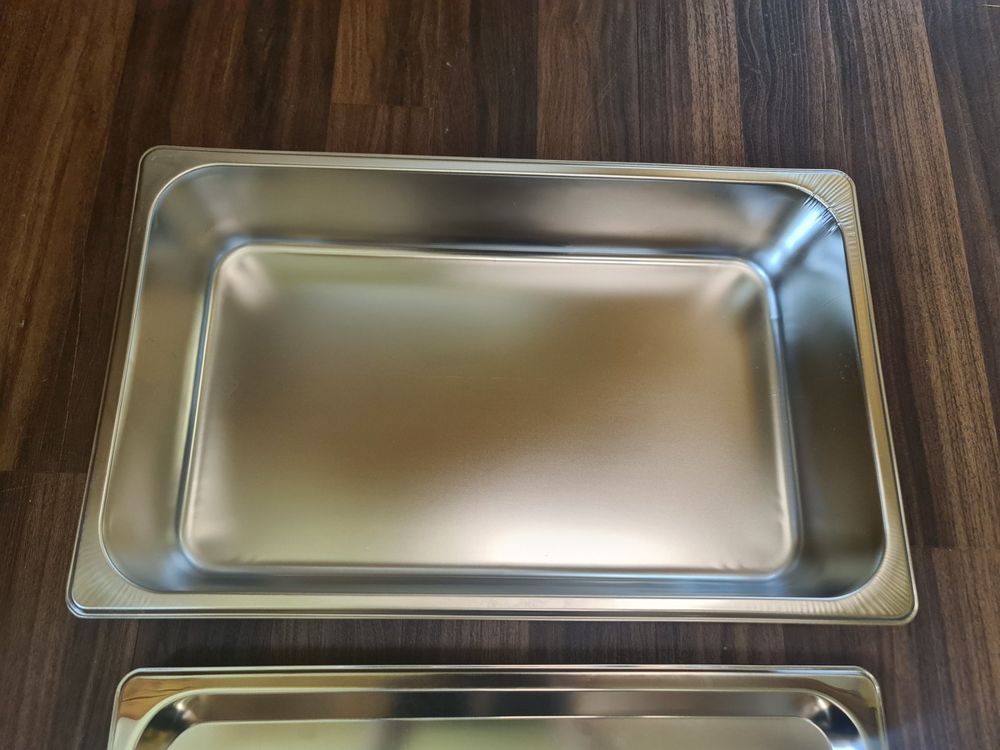 GN Chromstahl Behälter 1/1 mit Deckel Tiefe: 100mm ab 1.- | Kaufen auf ...