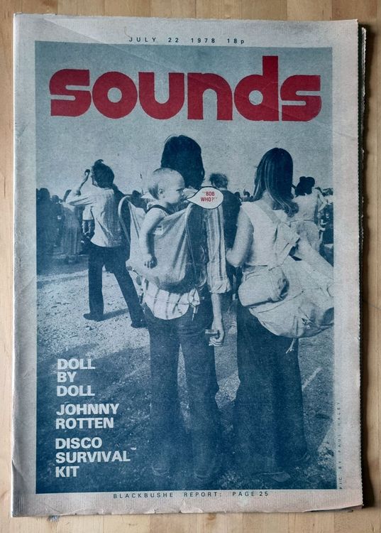 Zeitung "SOUNDS" (UK, 22.07.1978) vollständig (Gebraucht) in Luzern für ...