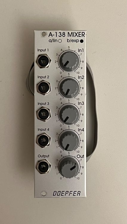 Doepfer A-138a Mixer linear (Eurorack Modul) (Gebraucht) in Teufen AR ...