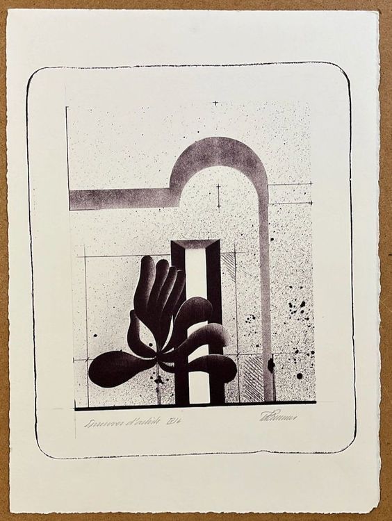 Lithografie Modern, Surreal von Peter Hammer (ID b2867) (Gebraucht) in ...