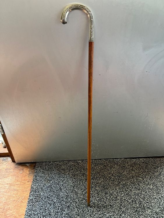 Antiker Spazierstock Gehstock Knauf versilbert (Gebraucht) in ...