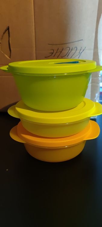Tupper Crystal Wave Set (3) Mikrowellengeschirr rund (Neu und ...