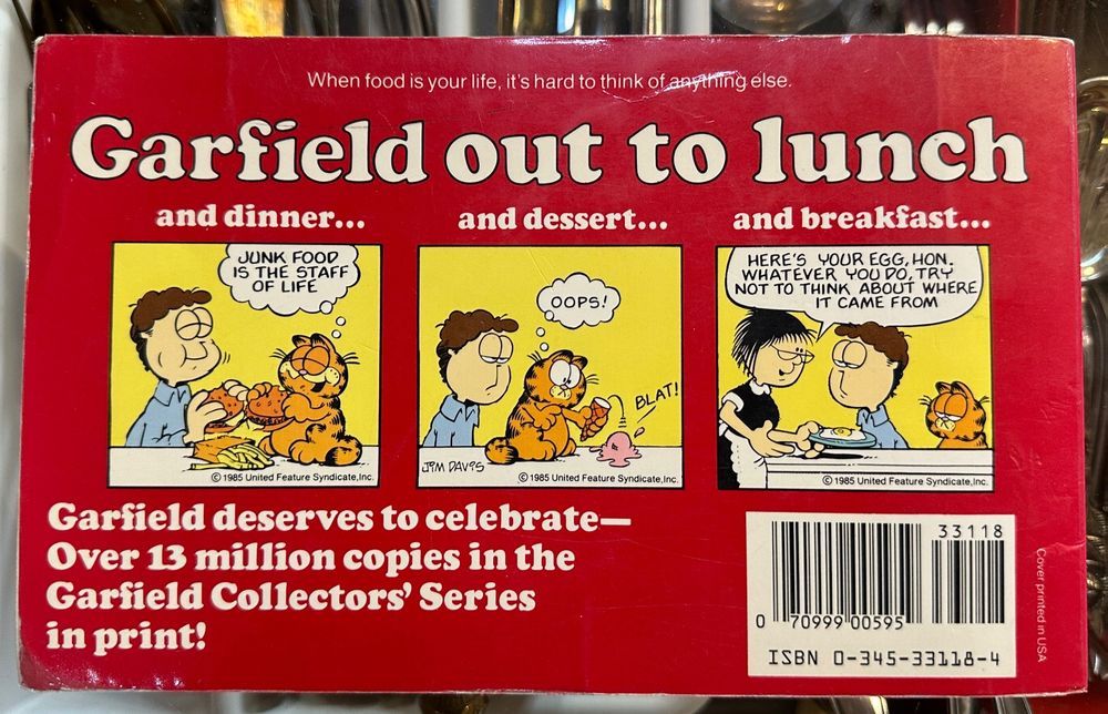 Vintage 1985 Garfield 12 - Garfield out to lunch (Gebraucht) in ...