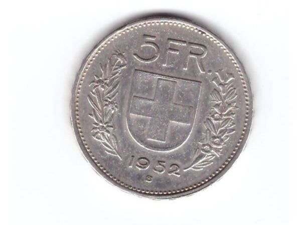 5 Franken 1952 | Kaufen auf Ricardo