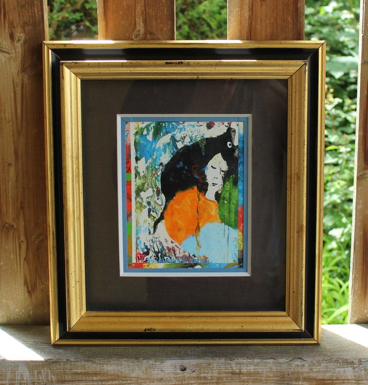 Spiridon surrealistisches Gemälde Paris 87 aufwendig gerahmt (Gebraucht ...