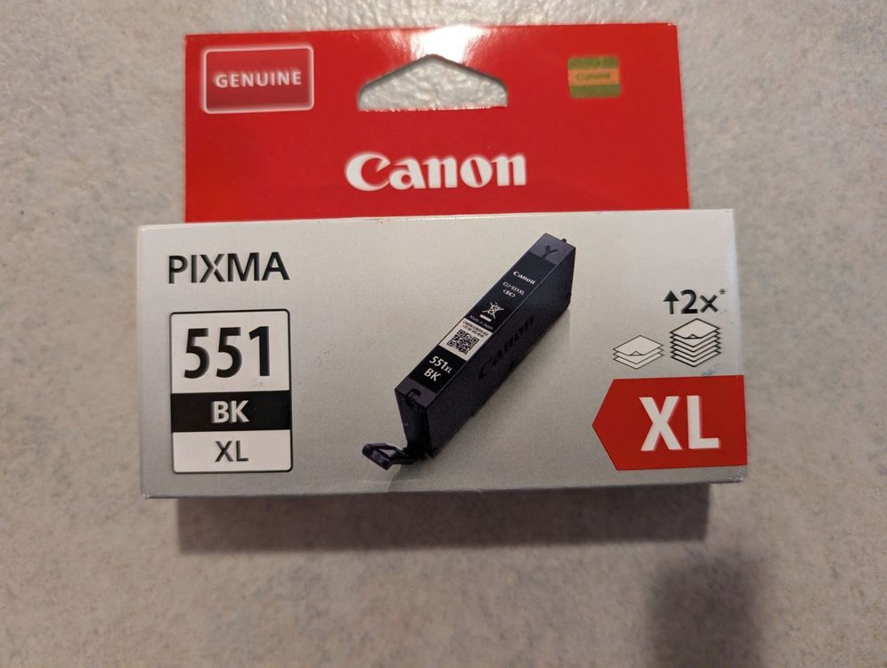 Canon Pixma 551 XL Schwarz, Originalpatrone, Neu (Neu und ...