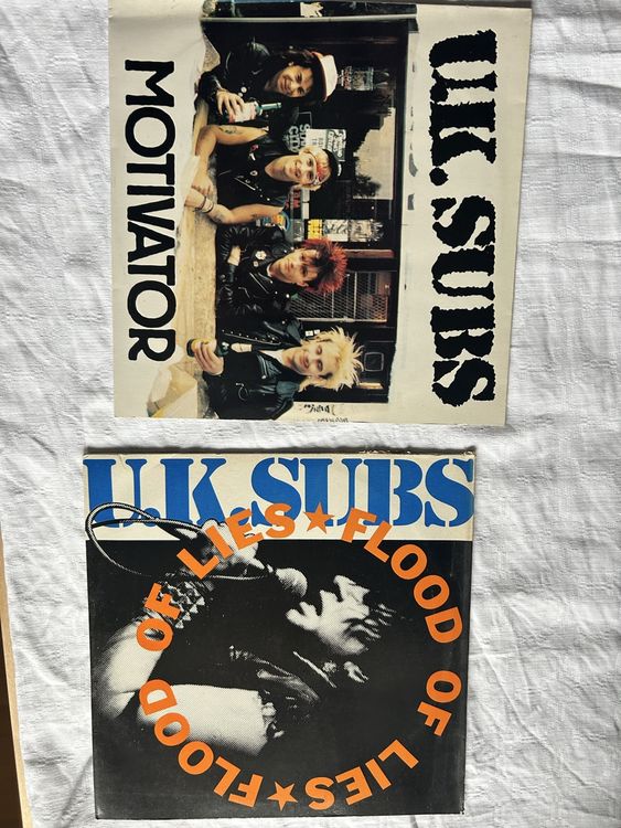 UK. Subs Punk Rock; Flood Of Lies and Motivator 2 LP’s (Gebraucht) in ...