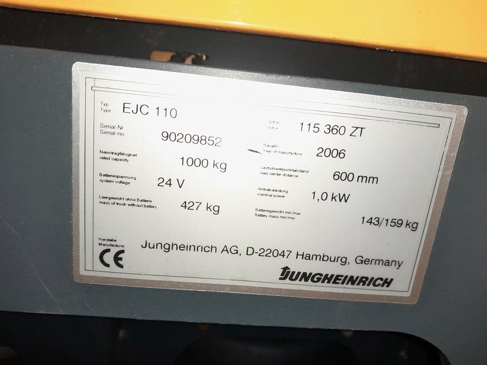 Junheinrich Deichselstapler EJC 110 (Defekt) in Schafisheim für CHF ...