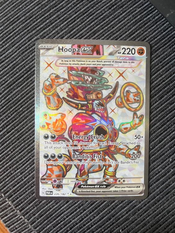 Pokemon Hoopa EX Tera Paradox Rift Englisch (Neu (gemäss Beschreibung ...