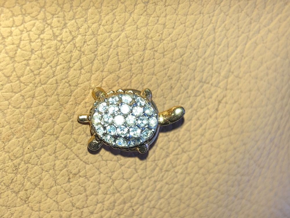 Brosche Schildkröte mit Pin | Kaufen auf Ricardo