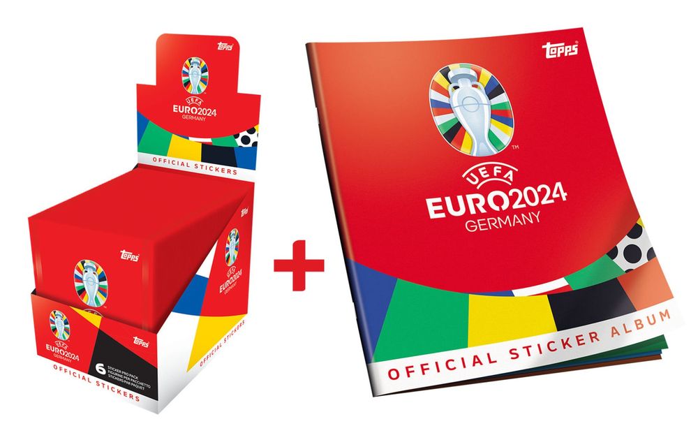 Topps UEFA Euro 2024 Swiss Edition Bundle Box plus Album (Gebraucht) in ...