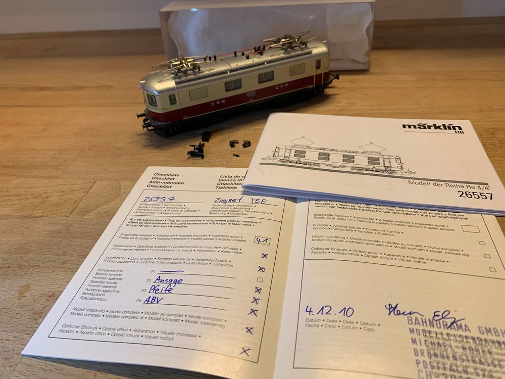 Märklin 26557 Re 4/4 I, 2. Serie, mfx, Sound (Neu (gemäss Beschreibung ...