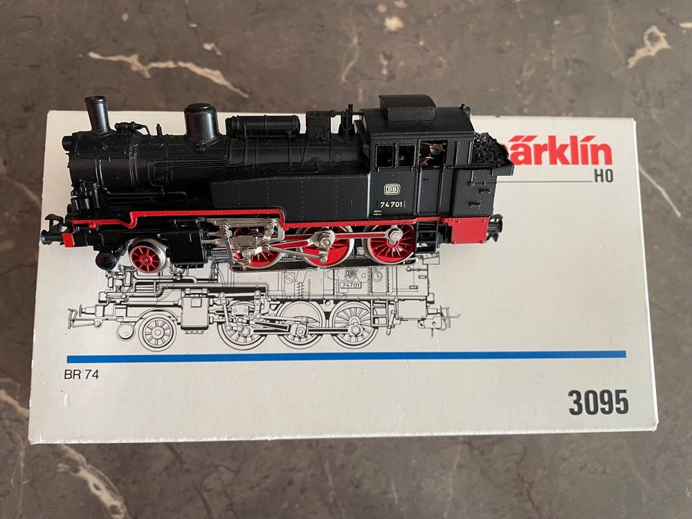 Marklin 3095 Dampflok BR74 Digital ESU 1.- (Gebraucht) in Hauterive NE für CHF 41 – mit ...