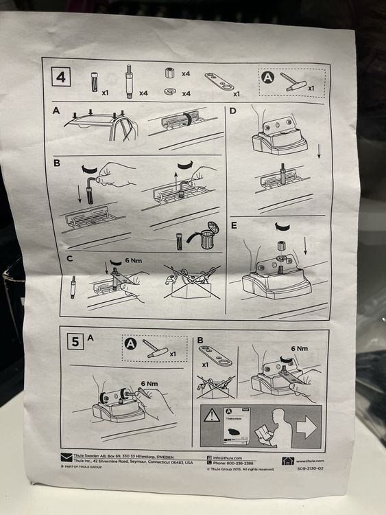 Thule Rapid System 753 mit FussSatz Thule XT Kit 3130 (Gebraucht) in ...