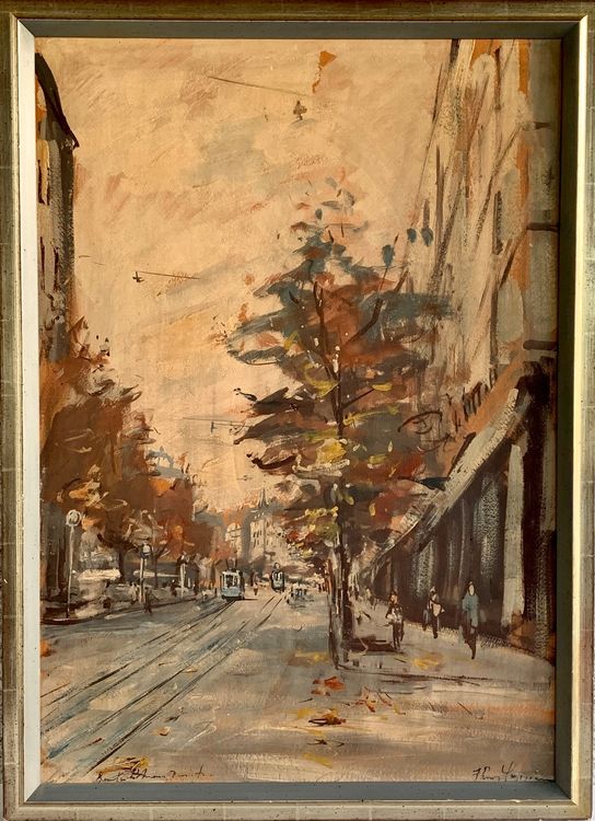 Hans Soppera (1900-1963) Stadt Zürich Gemälde (Gebraucht) in Root für ...
