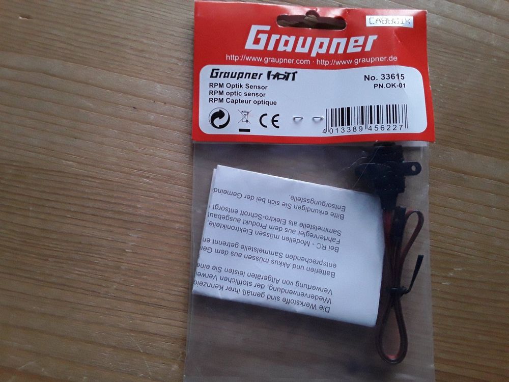 GRAUPNER HOTT RPM Optik Sensor | Kaufen auf Ricardo