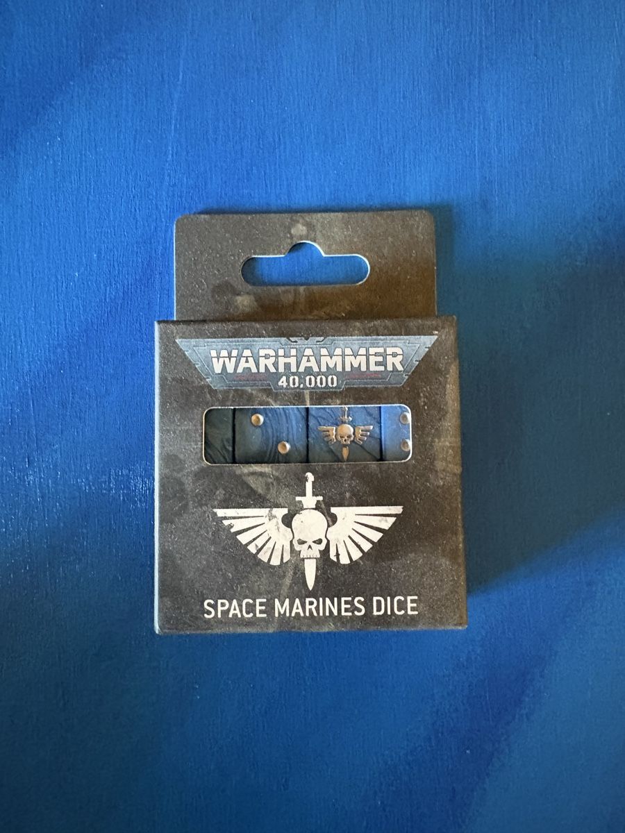 Warhammer 40k Space Marines Würfel Set, Top Zustand! (Neu und ...