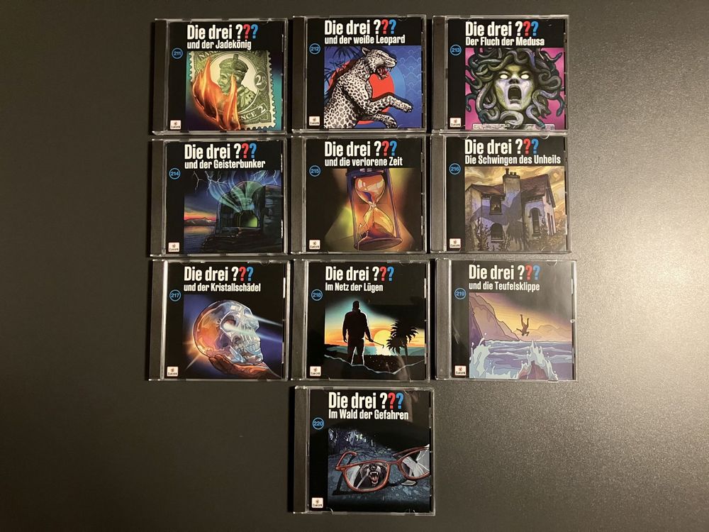 Die drei Fragezeichen - Hörspiele - 10 Folgen (Neu (gemäss Beschreibung)) in Moosseedorf für CHF ...