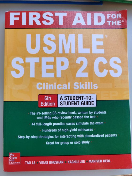 USMLE STEP 2 CS Clinical Skills Übungsbuch | Kaufen auf Ricardo