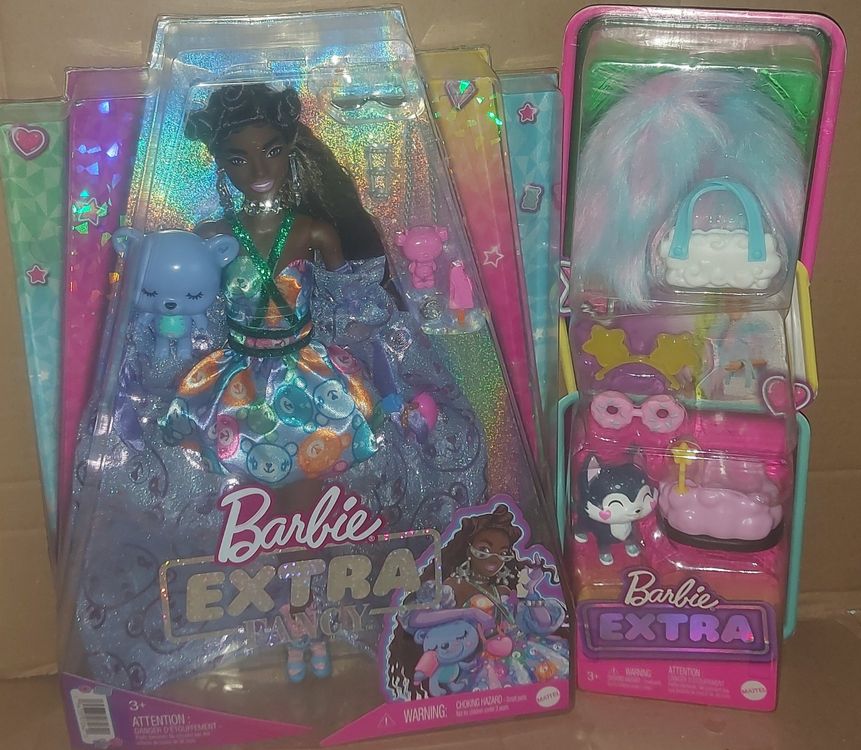 Barbie "Extra Fancy",2022+Accessoires "Extra",Neufs (Neuf avec ...