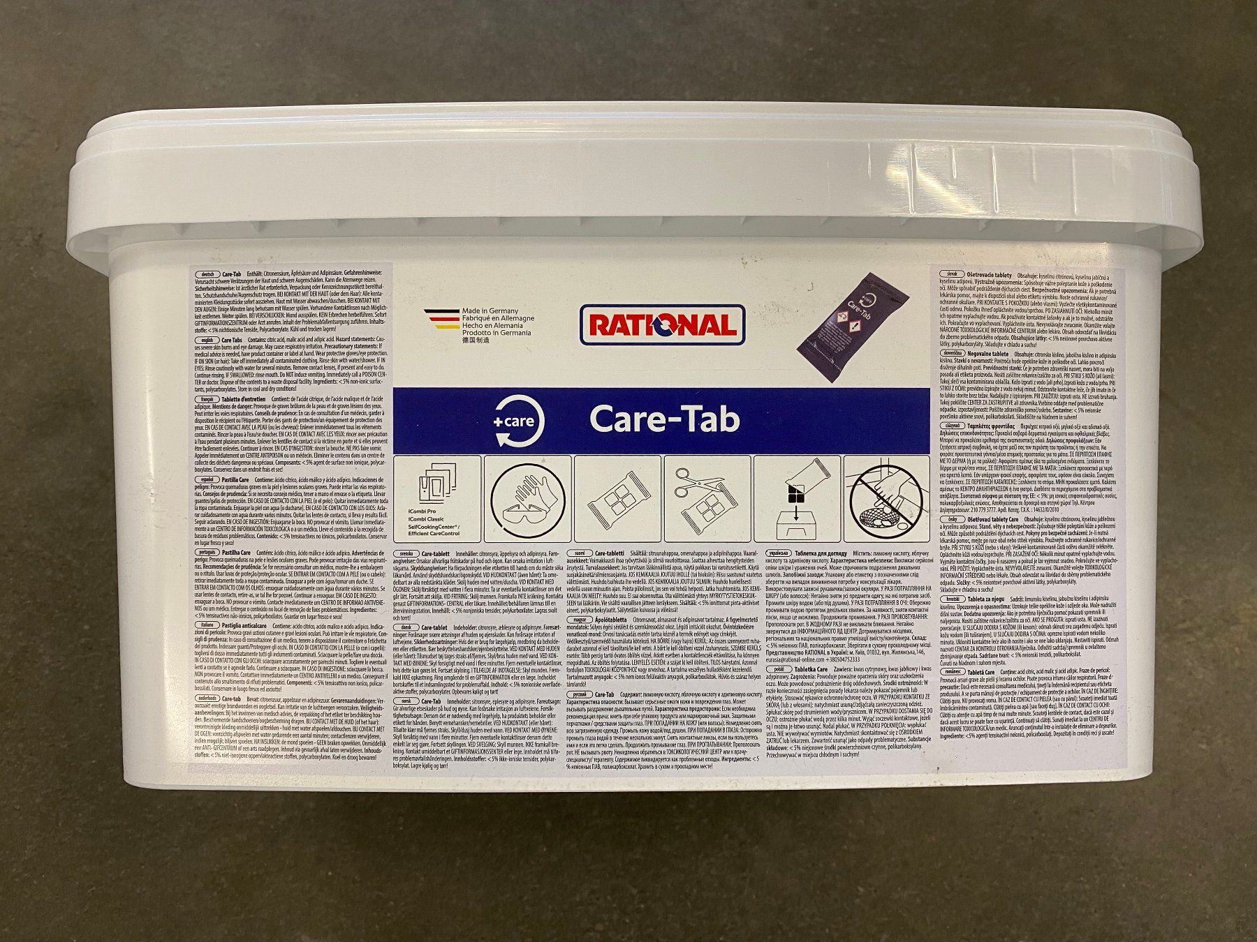 🔴 Reiniger Care-Tab RATIONAL 150 Tabletten /087B (Neu und ...
