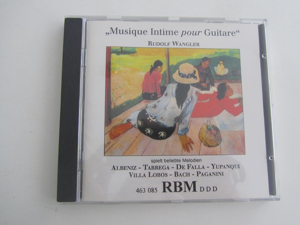 Wangler Rudolf: Musique Intime pour Guitare, CD signiert (Gebraucht) in ...
