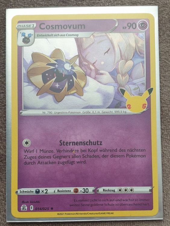 Pokémon Celebrations Cosmovum 14/25 DE (Neu (gemäss Beschreibung)) in ...