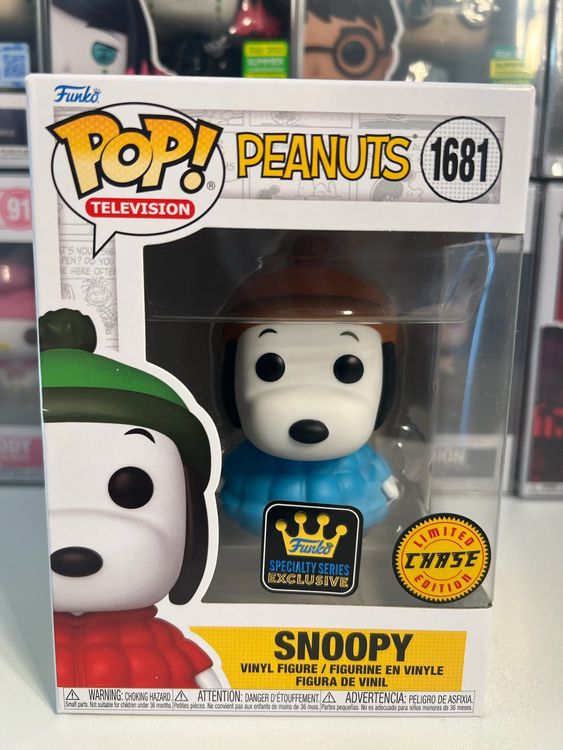 Funko POP! Peanuts Snoopy in Coat Edition Limitée Chase (Neu und ...