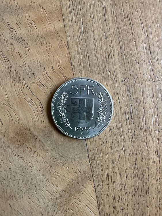 Silber 5 Franken 1967 | Kaufen auf Ricardo