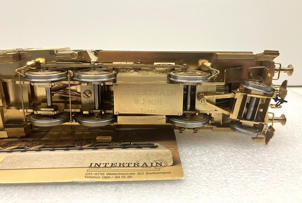 INTERTRAIN Suisse 0= Kroki Be 6/8 III SBB 13302 Messing gold (Neu ...