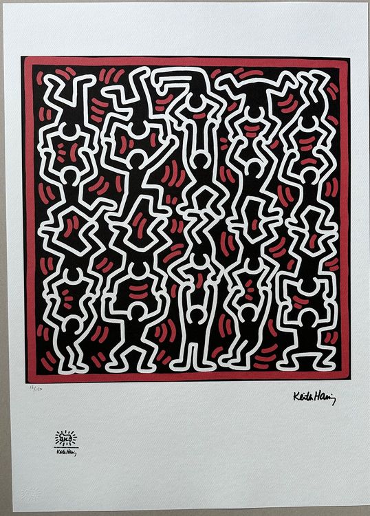 Keith Haring: Acrobat Men 16/150 (Neu (gemäss Beschreibung)) in Meilen ...