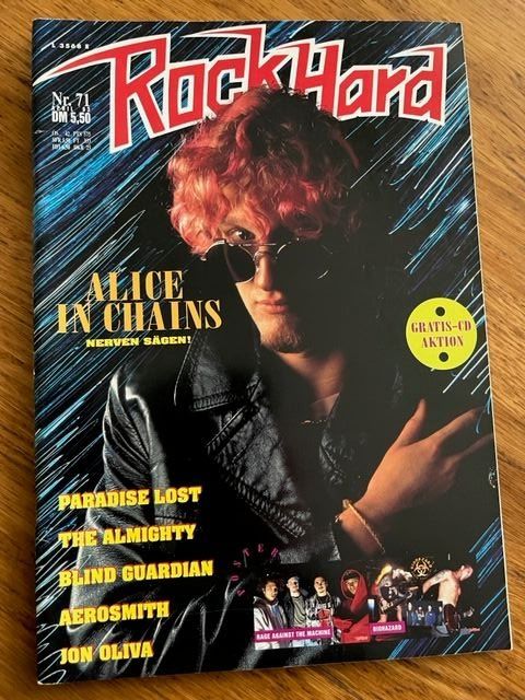 Rock Hard Nr 71 April 1993 Alice in Chains Rage Aga &&& (Gebraucht) in ...