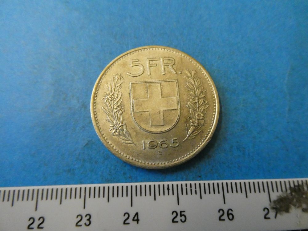Schweiz 1965, 5 Franken - Silber | Kaufen auf Ricardo