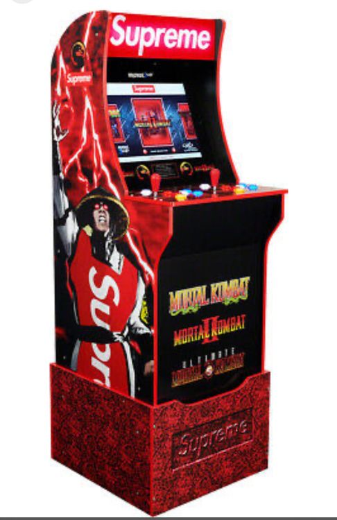 Supreme x Mortal Kombat von Arcade 1UP spielautomat NEU (Neu (gemäss ...