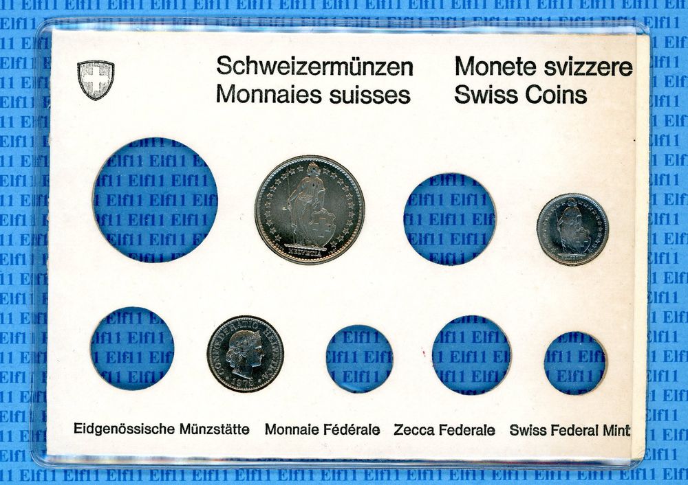 CHF-Münzsatz 1972 stgl Jahrgangssatz (Neu und originalverpackt) in Widnau für CHF 35 – mit ...