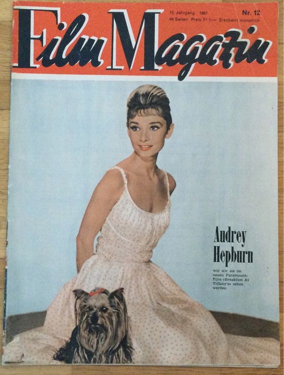 Film Magazin 1961 Nr. 12 Audrey Hepburn (Gebraucht) in Volketswil für ...